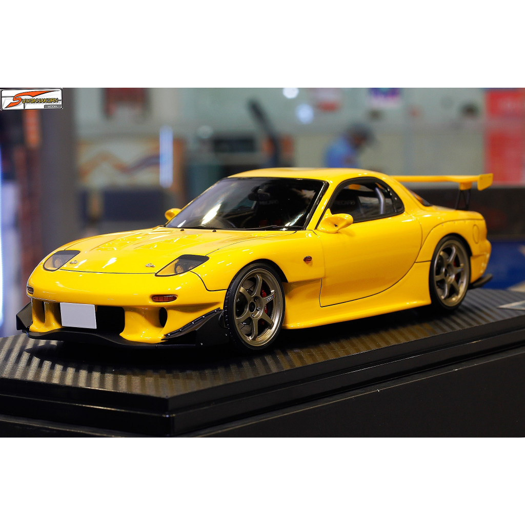Ignition Model INITIAL D Mazda RX-7 (FD3S) Yellow | Shopee Thailand