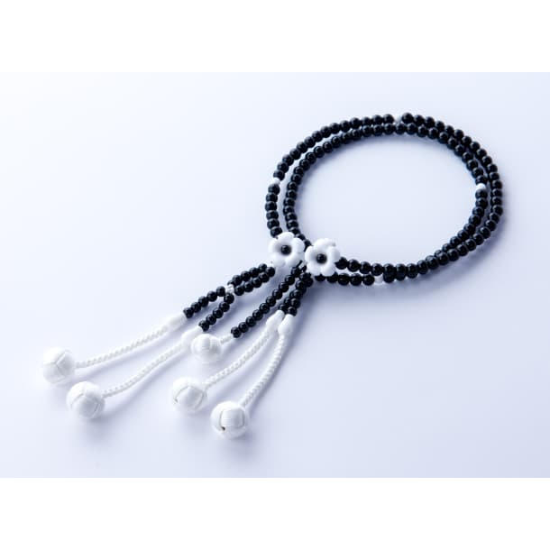 Sgi Soka Gakkai Juzu ลูกปัดสวดมนต์ เรซิ่น Abs ลายดอกไม้ สีดํา จากญี่ปุ่น | Shopee Thailand