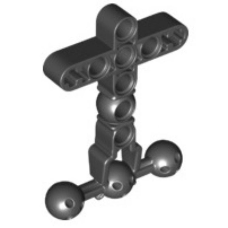 Part Lego 24010 Large Figure Torso Skeletal with T-Shaped Liftarm and 3 ...