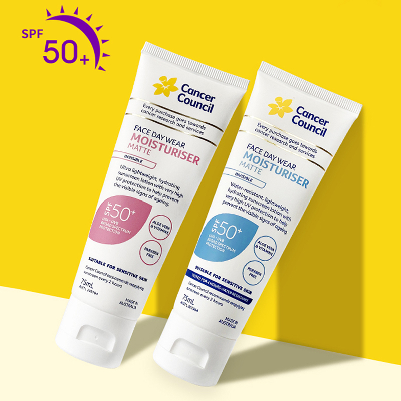 พร้อมส่ง Cancer Council Australia Face Day Wear Moisturiser Matte SPF 50+ UVA UVB 75ML ครีมกัน ...