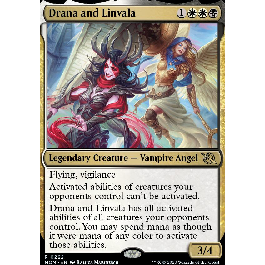 [MTG][Single][MOM] Drana and Linvala ระดับ Rare [ภาษาอังกฤษ] | Shopee ...