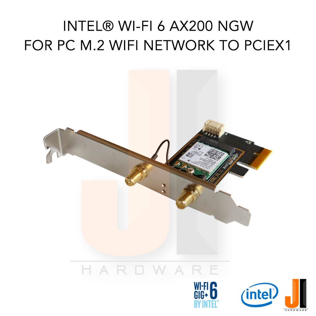 Intel® Wi-Fi 6 AX200 card for PC Pciex1 wifi network wireless lan ...