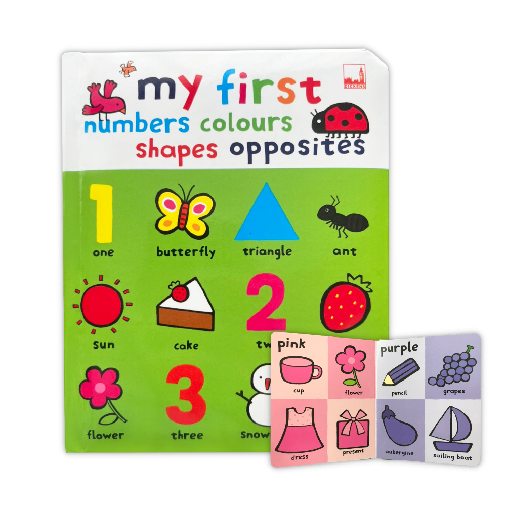 ^NANMEEBOOKS หนังสือ My First Numbers Colours Shapes Opposites เพอลังอิ ...