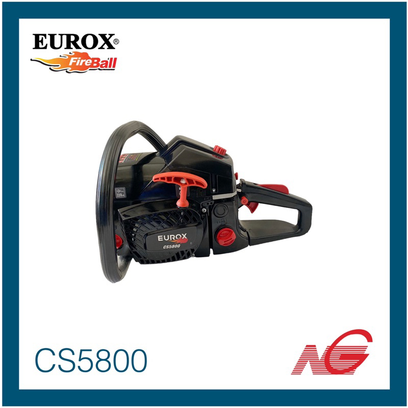 เลื่อยยนต์ EUROX 11.5" รุ่น CS5800 สีดำ | Shopee Thailand