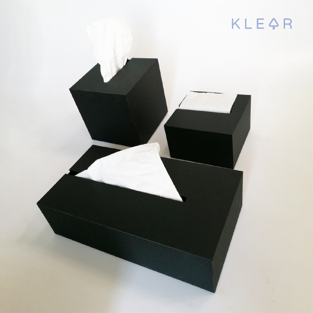 KlearObject Sliding Tissue Box-S กล่องทิชชู่แบบเลื่อนสไลด์ ใส่กระดาษ POPUP อะคริลิค กล่องทิชชู่ ...