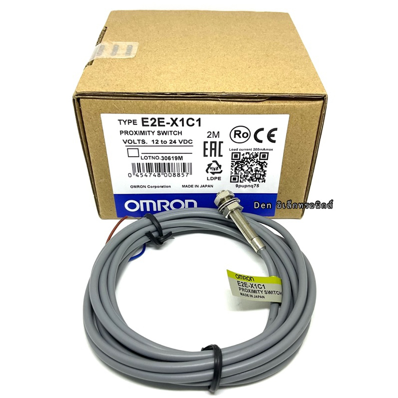 E2E-X1C1 sensor เซ็นเซอร์ NPN NO 12-24VDC Proximity Switch มีเกลียว ขนาดเกลียว5mm ของใหม่ ...