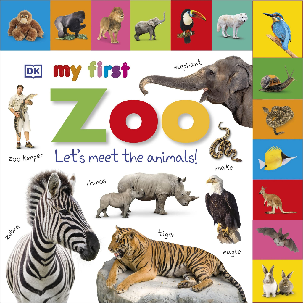 My First Zoo Let's Meet the Animals Board book My First Tabbed Board ...