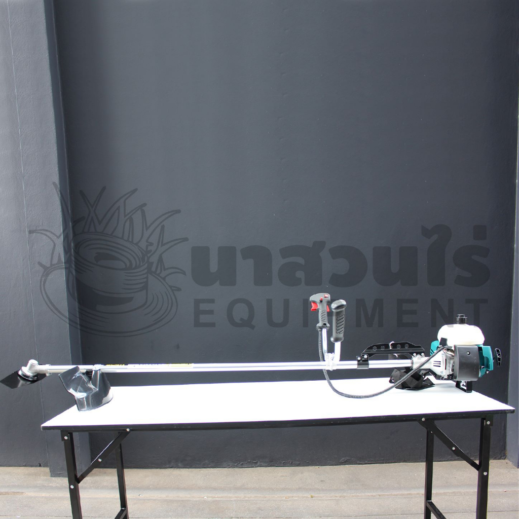 BYZON BC411 เครื่องตัดหญ้า+หางตัดหญ้า สะพายบ่า คออ่อน 2จังหวะ อุปกรณ์ครบ ประกัน 6 เดือน นาสวนไร่ ...