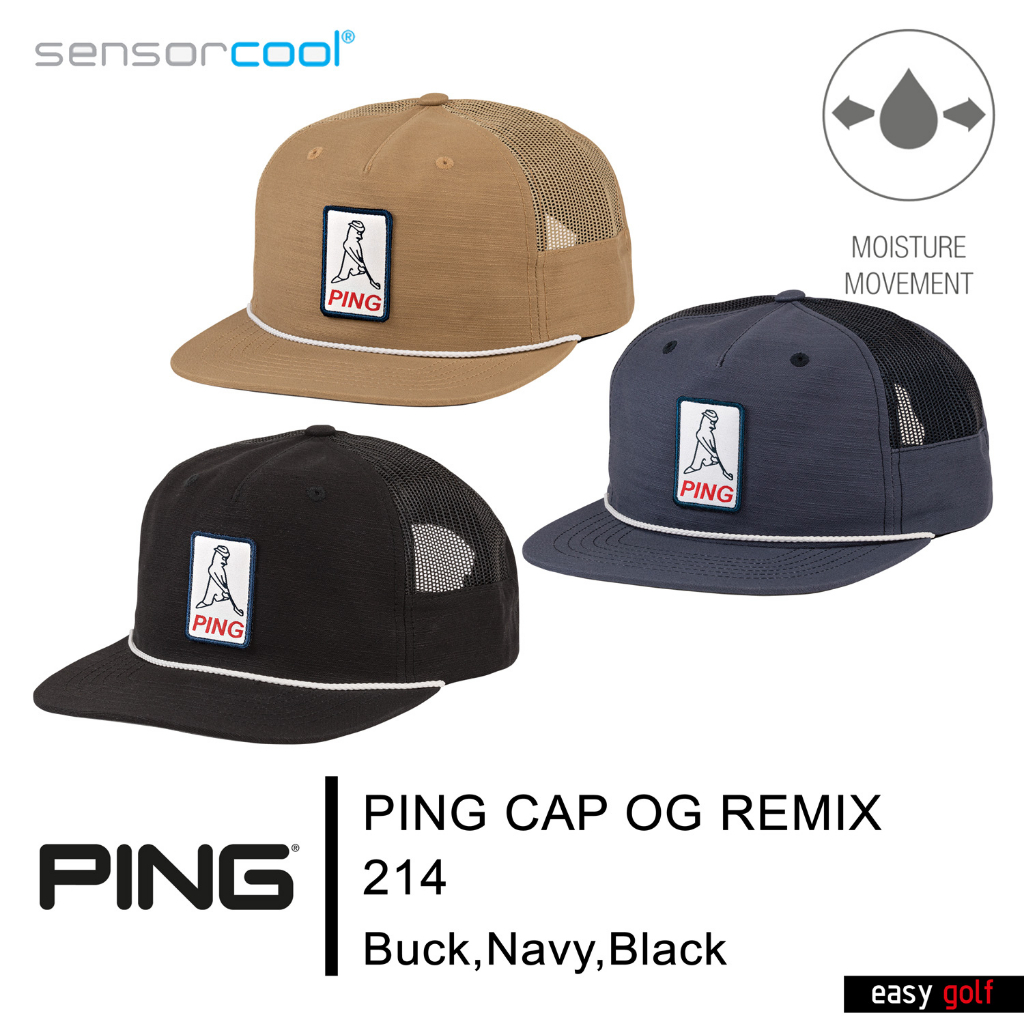 PING CAP OG REMIX 21 PING CAP MEN หมวกกอล์ฟ หมวกกีฬาผู้ชาย | Shopee Thailand