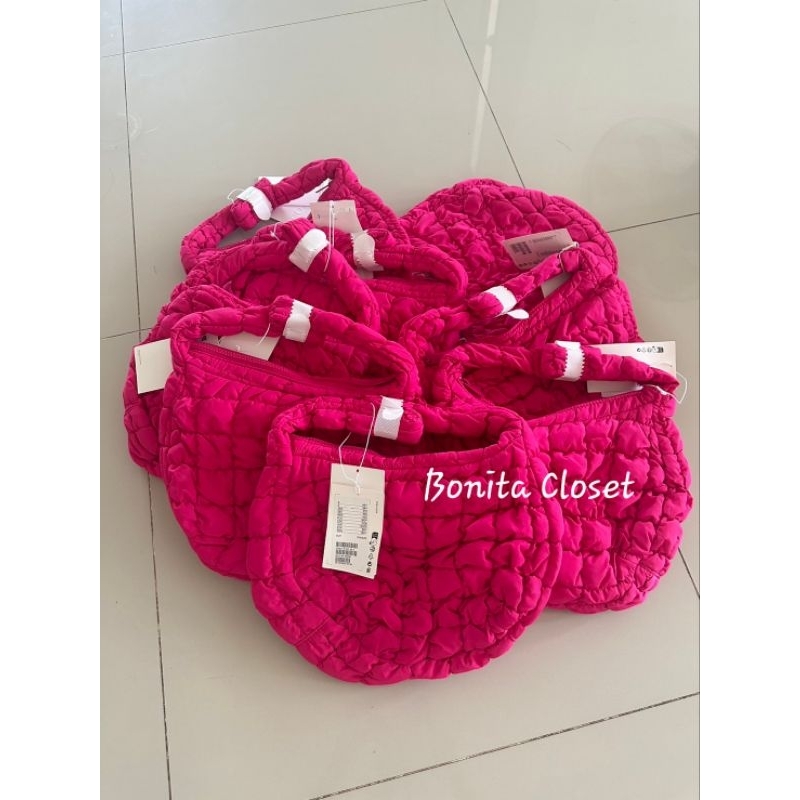 COS QUILTED MINI BAG - BRIGHT PINK - Bright Pink, Black, Beige | Shopee ...
