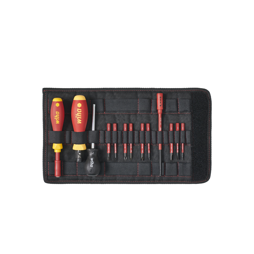 WIHA Torque screwdriver set TorqueVario®-S electric 0,8-5,0 Nm mixed, 14 pc/set No.40674 ...