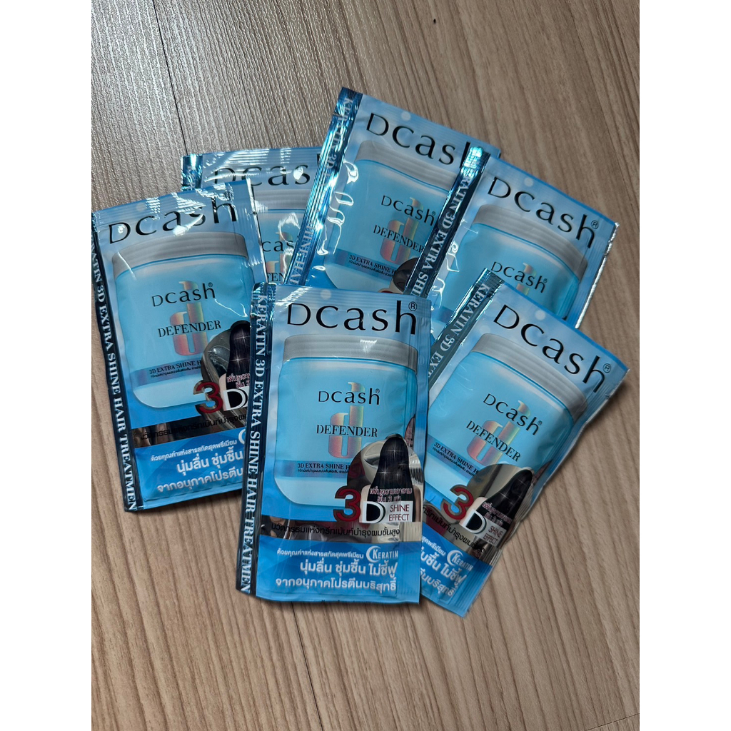 ทรีทเม้นท์ ดีแคช ดีเฟนเดอร์ Dcash Defender Karatin 3D Extra Shine Hair Treatment | Shopee Thailand