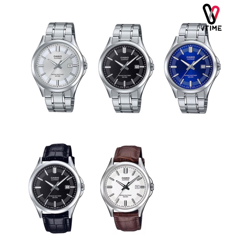 CASIO SAPPHIRE MTS-100D-1A | MTS-100D-2A | MTS-100D-7A | MTS-100L-1A ...