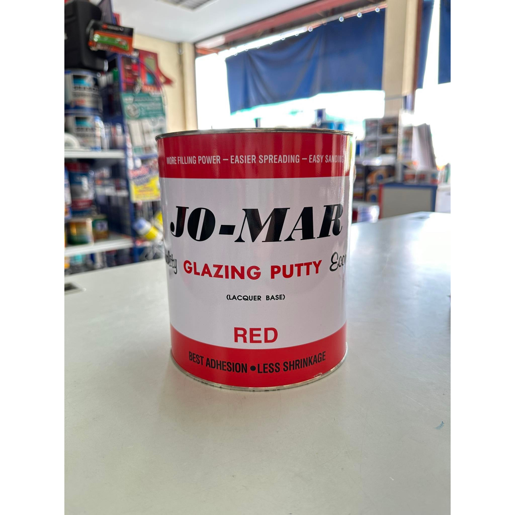 JO-MAR Glazing Putty โจมาร์ สีโป้วแห้งเร็ว สีแดง ขนาด 4 กิโลกรัม | Shopee Thailand