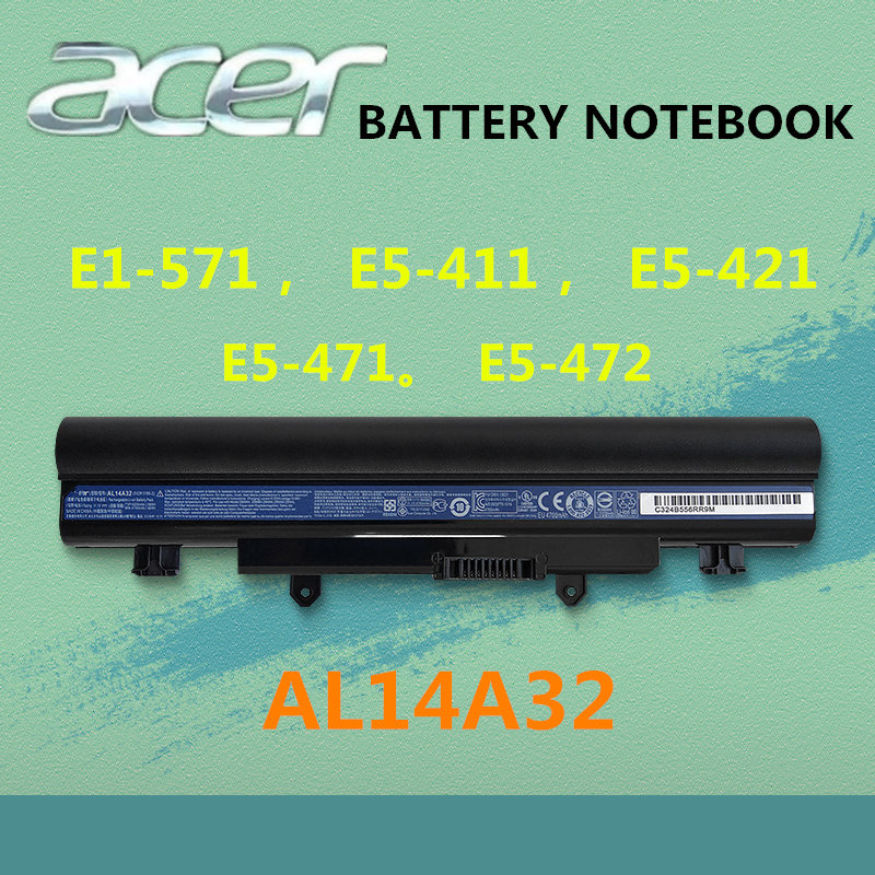 Acer แบตเตอรี่โน๊ตบุ๊ค Battery รุ่น AL14A32 ASPIRE E14 E5 ASPIRE E14 ...