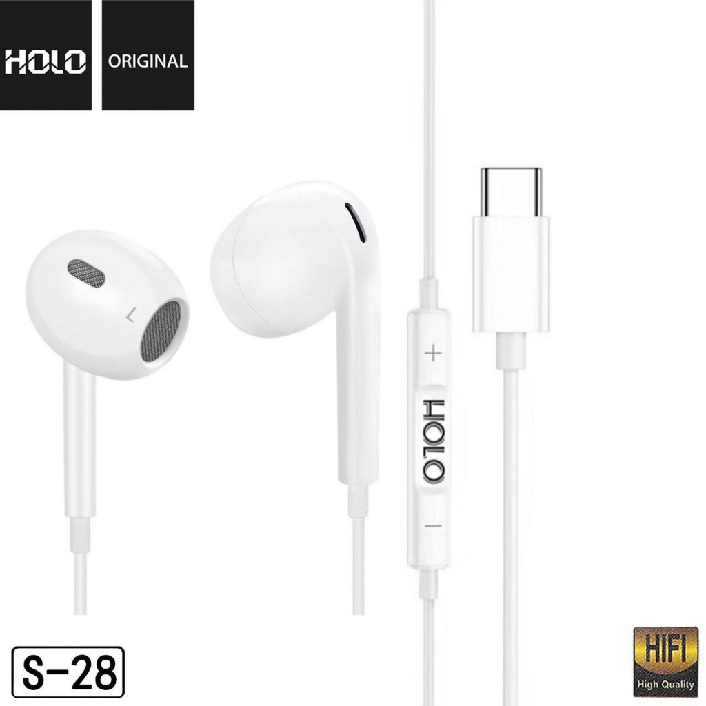 หูฟังไทซีวีโว่ Type-C Vivo V29 V27 V25 V23 V20pro Vivo T1 5G X90pro X80 ...