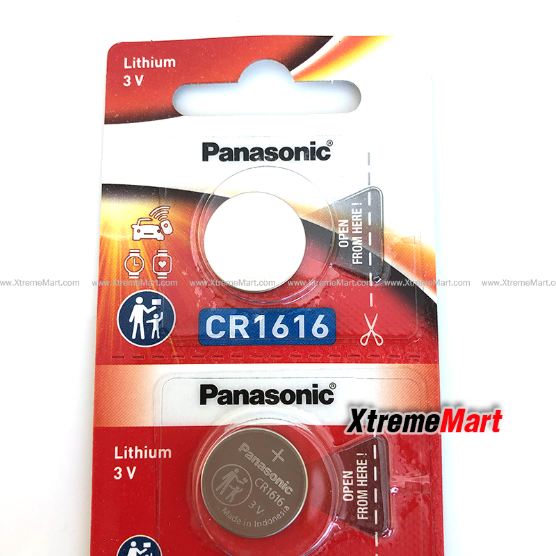 ถ่านกระดุม Panasonic รุ่น CR1616 1616 Lithium 3V 55mAh ของแท้ 100% ...