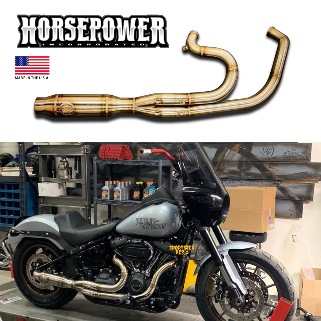 HPI Shorty 2 into1 Exhaust ท่อสำหรับ Softail และ Touring M8 | Shopee ...