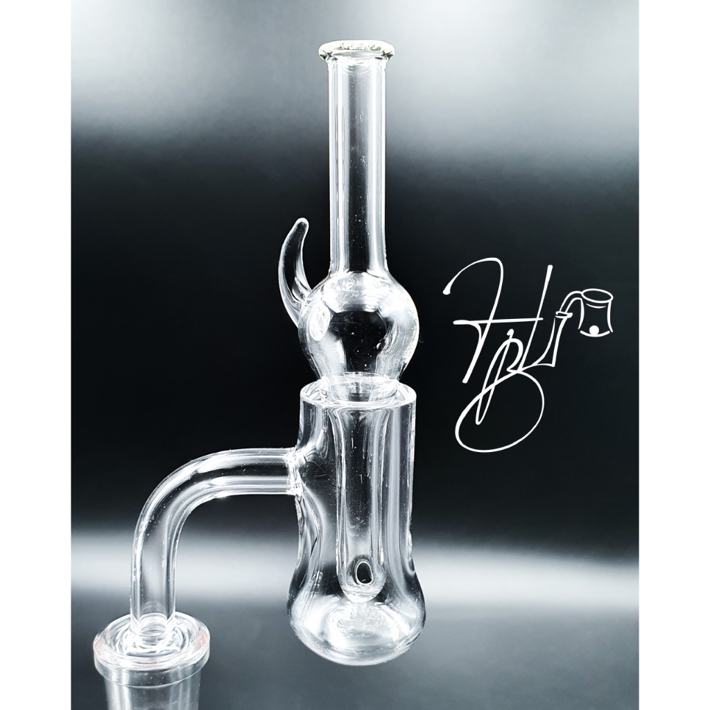 Quartz Banger Flat Top Round bottom with Quartz Carb Cap Wax/Dab ...