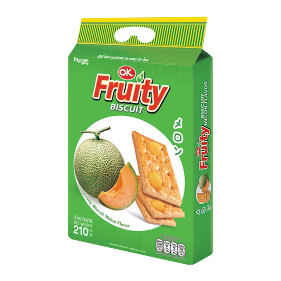 OK Biscuit บิสกิตรสผลไม้ ขนมปังกรอบ | Shopee Thailand