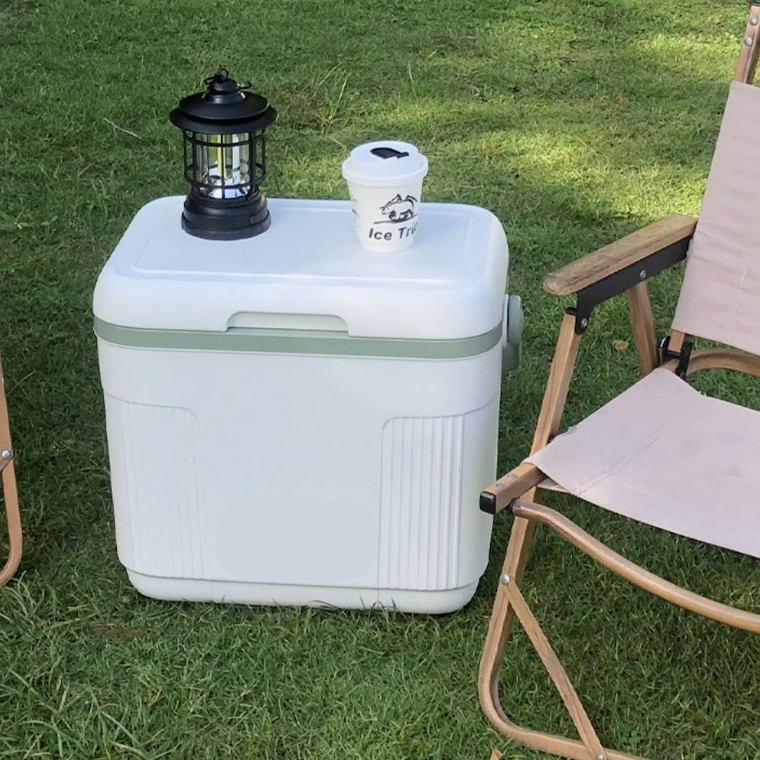 SUNSHU กระติกน้ำแข็งพกพา กระติกเก็บความเย็น ขนาด สามารถเก็บความเย็นได้นานถึง 48 ชม | Shopee Thailand