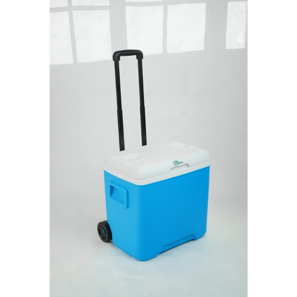 SUNSHU กระติกน้ำแข็งพกพา กระติกเก็บความเย็น ขนาด สามารถเก็บความเย็นได้นานถึง 48 ชม | Shopee Thailand