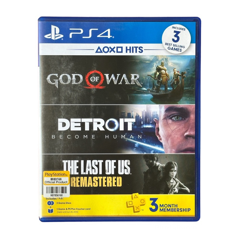 [ สินค้ามือสอง ] God of war + Detroit / Playstation 4 / ( Zone 3 ...