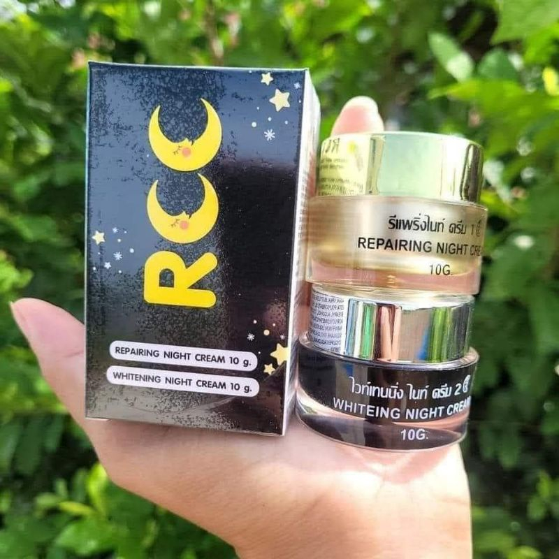 ครีมRCC Night Cream rcc ไนท์ครีม ชุดไนท์ครีม ครีมอาร์ซีซี 1 set มี 2 ...