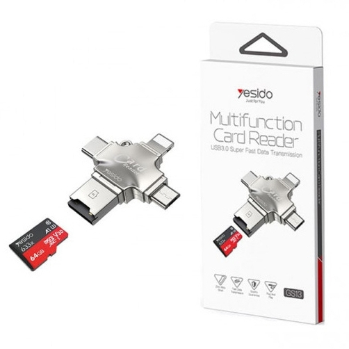 Yesido GS13 Card Reader เครื่องอ่านการ์ด | Shopee Thailand
