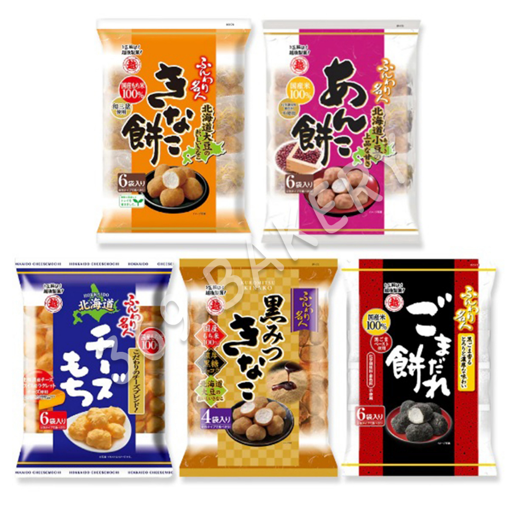 ขนมโมจิอบกรอบ มี 5 รสชาติ Funwari Mochi Puff Snack ใน 1 ห่อ มี 6 - 4 ...