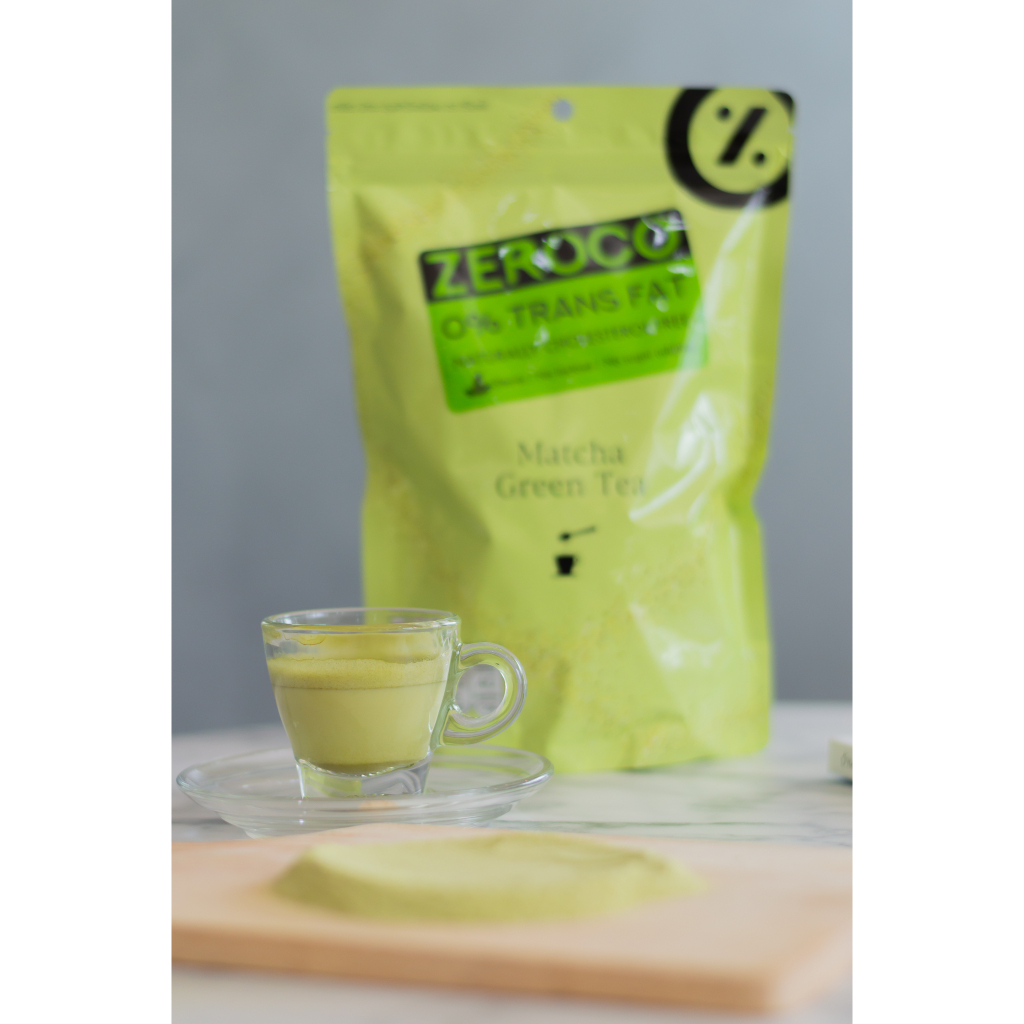 ZEROCO ชาเขียวมัทฉะ 3in1 Plant Based ขนาด 300 กรัม (เจ) | Shopee Thailand