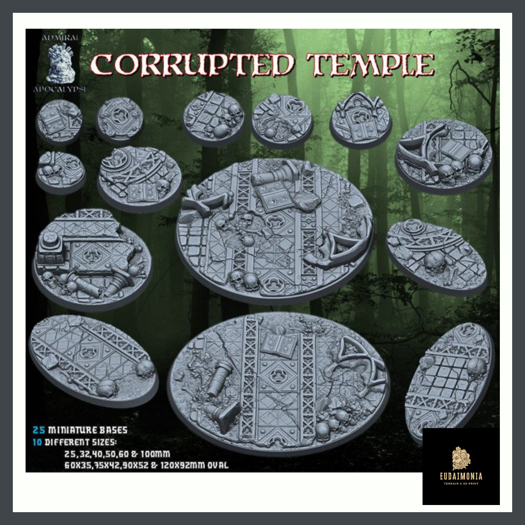 Corrupted Temple Bases จัดส่งได้ใน1-3วัน (Bases & Toppers) ฐานโมเดล ...