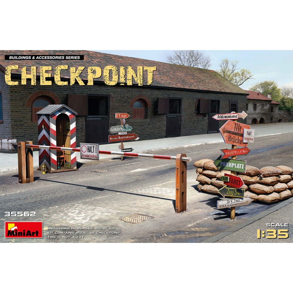 [MiniArt] : 1/35 Checkpoint [MI 35562] | Shopee Thailand