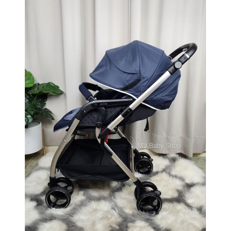 รถเข็นเด็กมือสอง - APRICA Optia Cushion สีกรม ใหม่มากกก 95% | Shopee ...