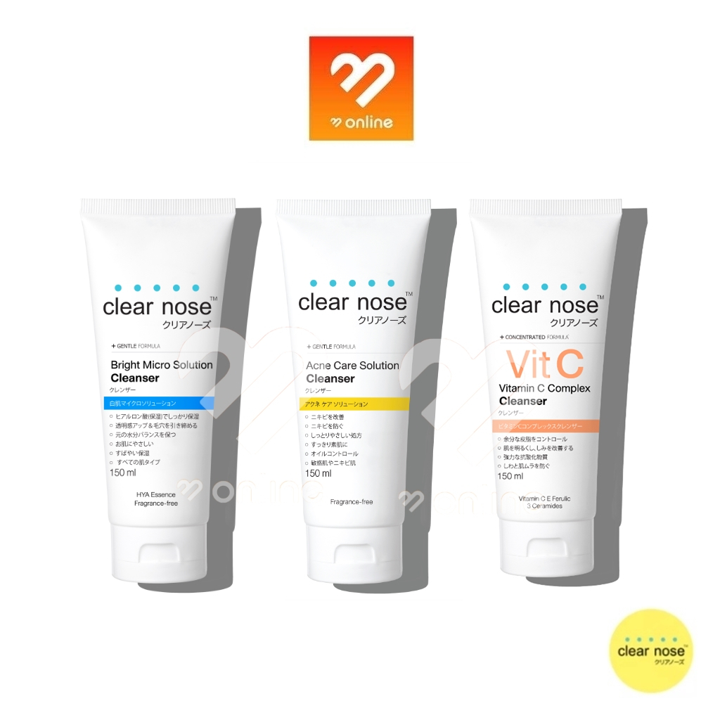 โฟมล้างหน้า Clear nose Acne Care / Bright Micro Solution Cleanser / Vitamin C Complex 150 ml ...