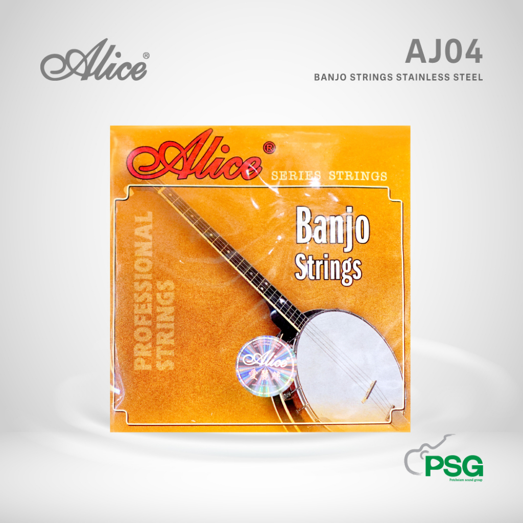 ALICE : AJ04 BANJO STRINGS STAINLESS STEEL สายเบนโจ | Shopee Thailand