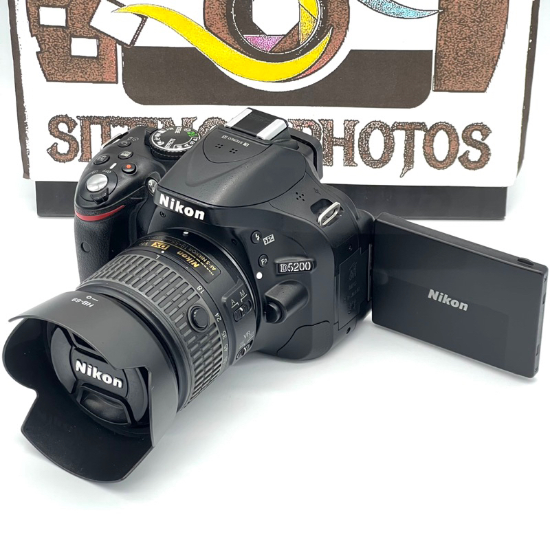 Nikon D5200 + Nikon lens 18-55mm VR II สวย อุปกรณ์ครบ | Shopee Thailand
