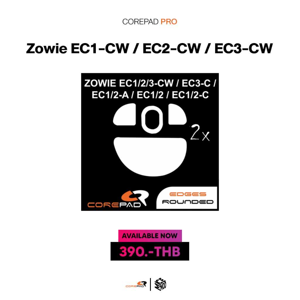 เมาส์ฟีท Corepad ของ Zowie EC1-CW / EC2-CW / EC3-CW [Mouse Feet] | Shopee Thailand