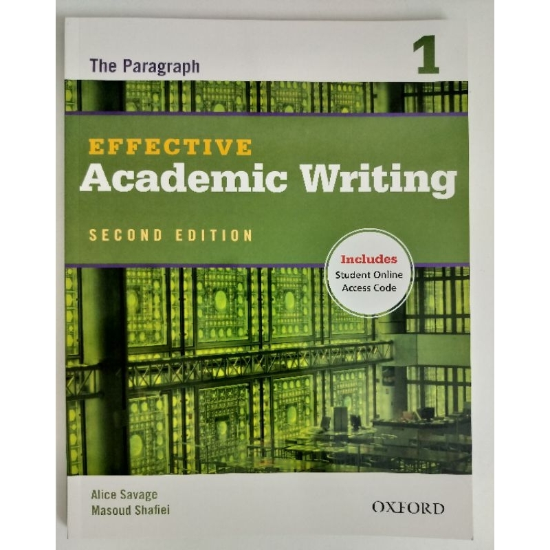 หนังสือพัฒนาการเขียนภาษาอังกฤษ Effective Academic Writing พร้อมโค๊ด ...