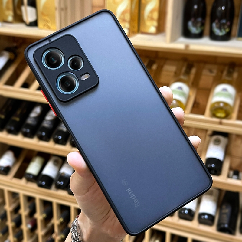 เคสขอบสีหลังด้าน สำหรับ Xiaomi Redmi Note12 Note12pro Note12pro+ Note12proplus เคสกันกระแทก ...