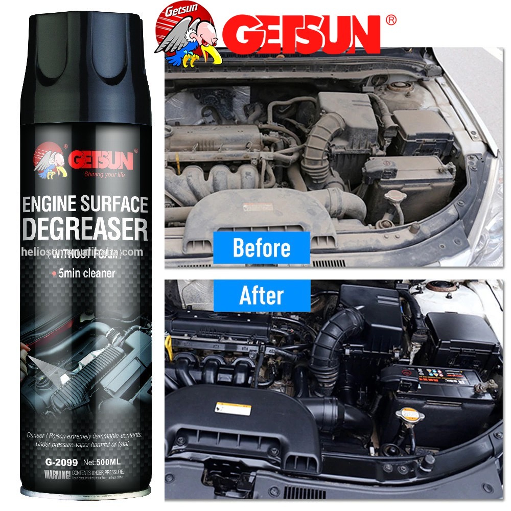 GETSUN Engine Surface Degreaser (Without foam) สเปรย์ทำความสะอาดเครื่องยนต์ป้องกันสนิม ห้อง ...