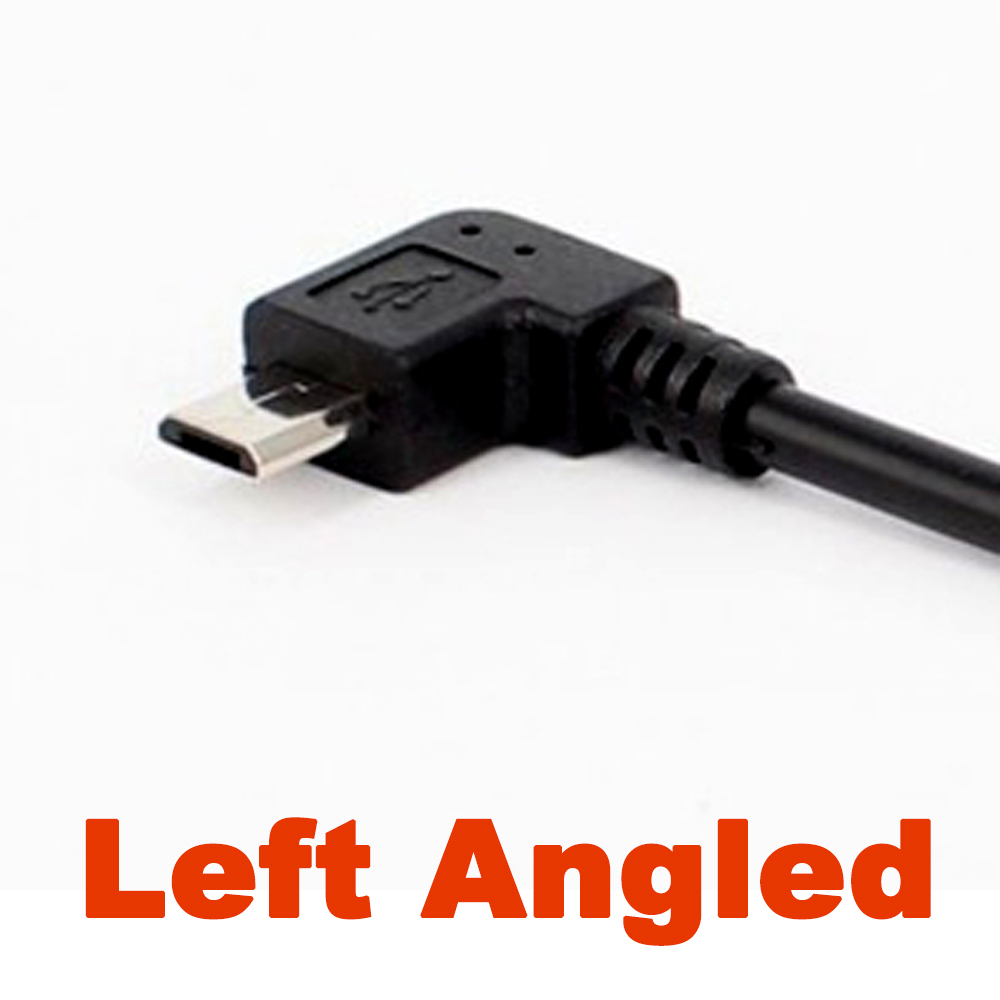 Up & Down & Left & Right Angled 90 Degree USB Micro USB Male To Female ...