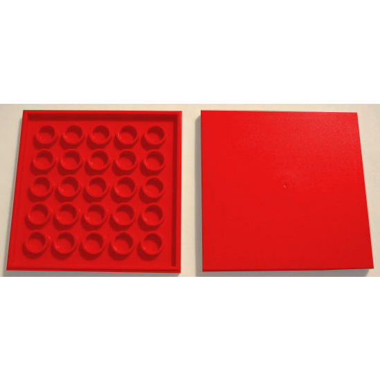 LEGO PART No: 10202 (ชิ้นส่วนเลโก้แท้) Tile 6 x 6 with Bottom Tubes ...