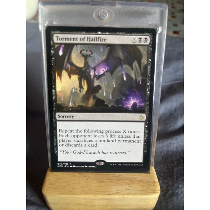 การ์ด MTG Torment of Hailfire Black Magic the Gathering EDH รุ่น HOU ...