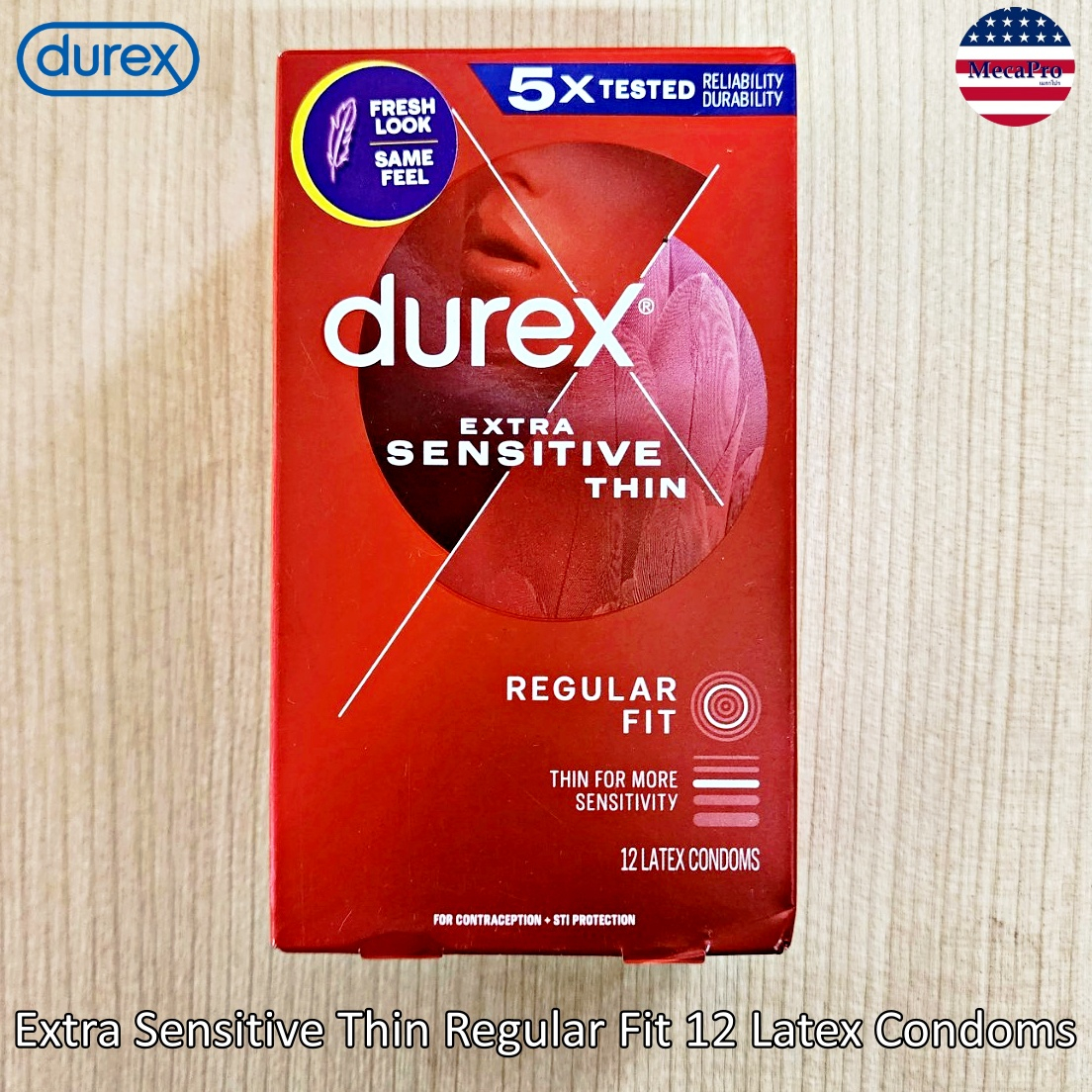 Durex® Extra Sensitive Thin Fit 12 Latex Condoms | Shopee Thailand