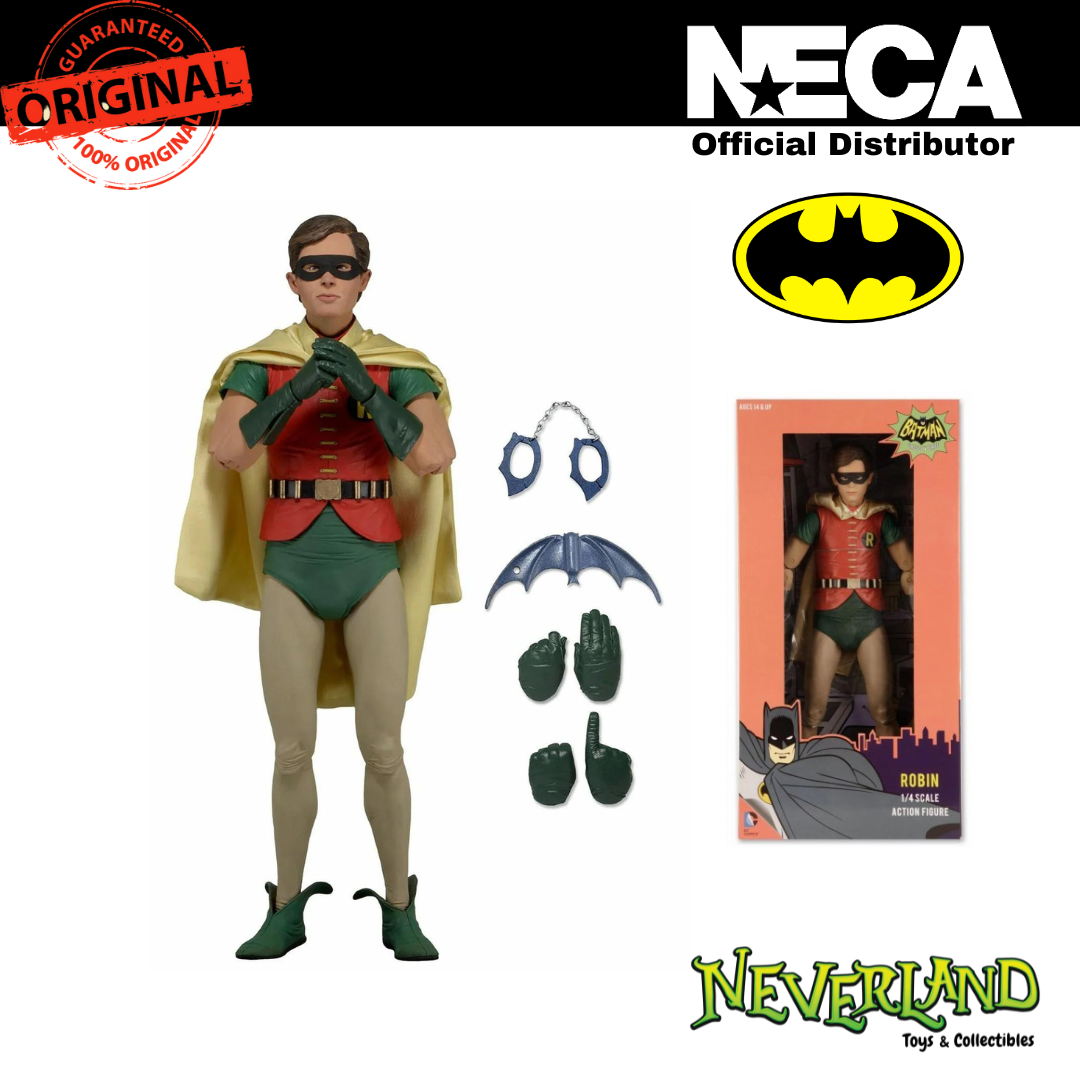 (NECA) Batman Classic TV Series Adam West Robin 1/4 Scale Figure ...