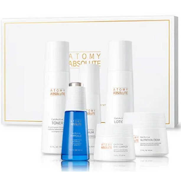 ATOMY ABSOLUTE SKIN CARE SET อะโทมี่ แอบโซลูท สกินแคร์เซ็ต ชุดบำรุงผิว ...