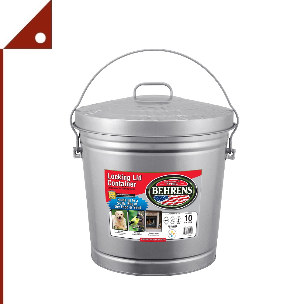 Behrens : BEH6110* ถังใส่อาหารสัตว์ 10-Gallon Locking Lid Can | Shopee ...
