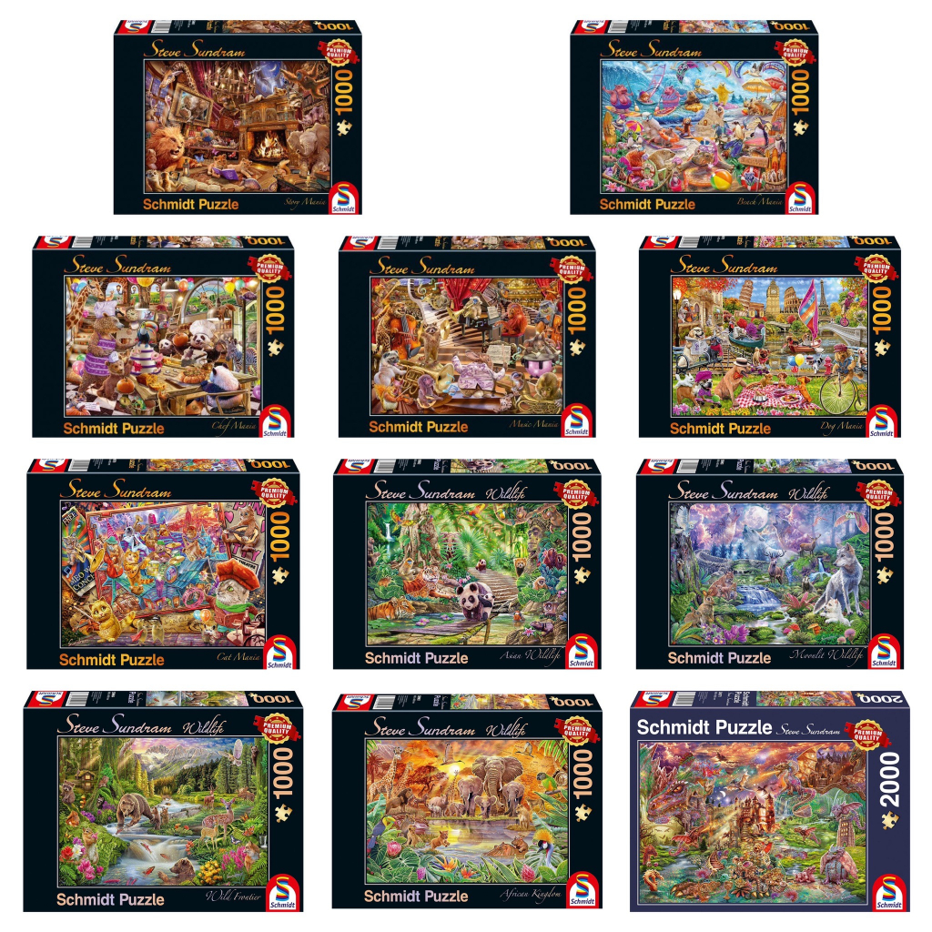[สินค้าพรีออเดอร์] Schmidt Steve Sundram jigsaw puzzle จิ๊กซอว์นำเข้า ...