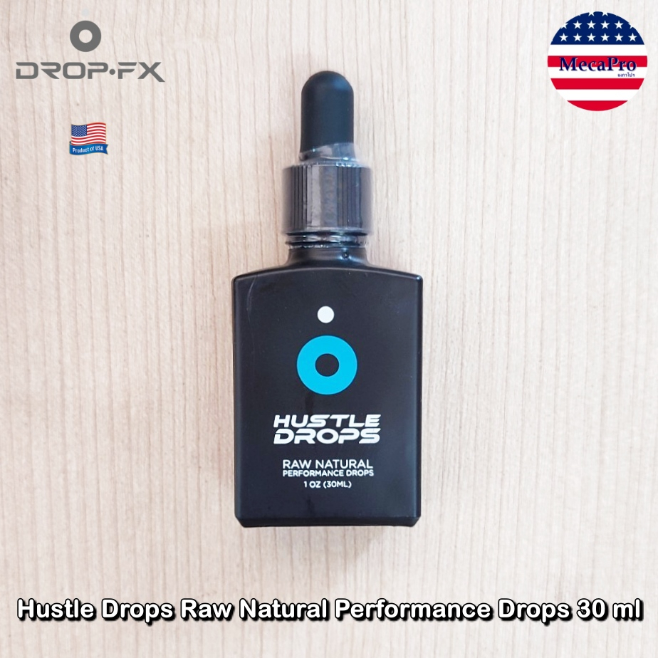 DropFX® Hustle Drops Raw Natural Performance Drops 30 ml น้ำหยด สำหรับนักกีฬา และการออกกำลังกาย ...